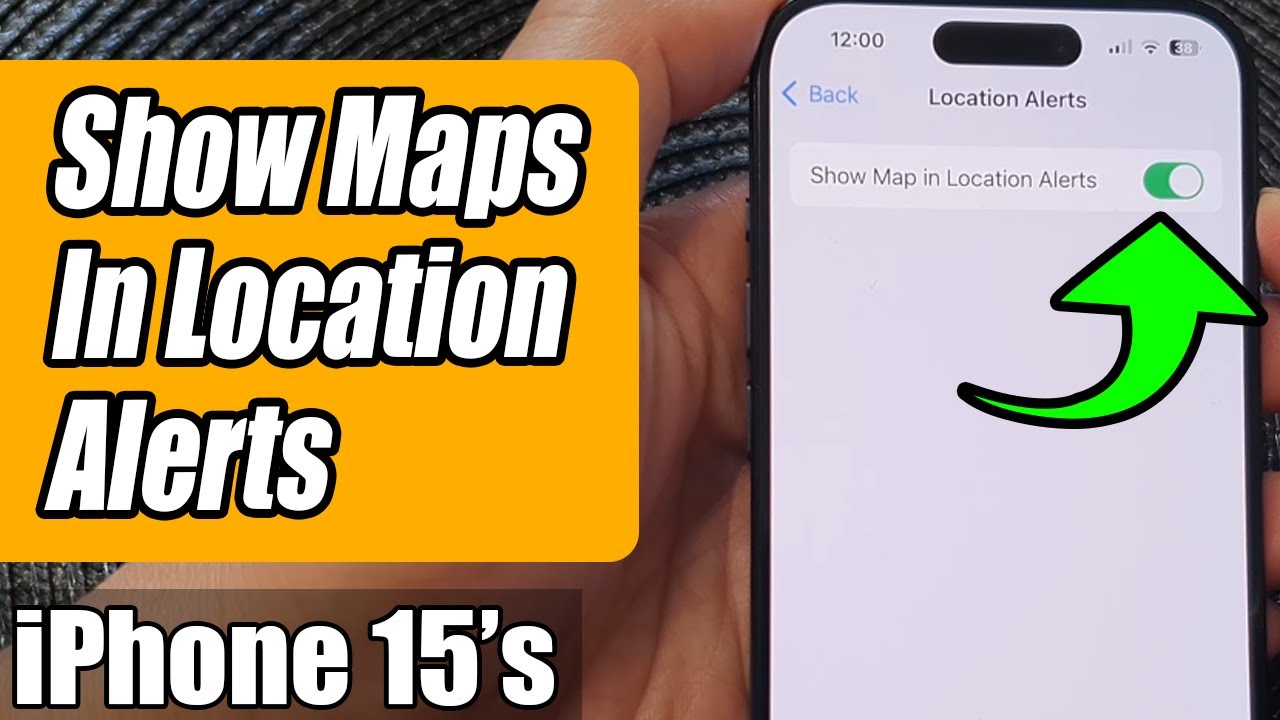 iPhone 15/15 Pro Max: How to Turn On/Off Show Maps In Location Alerts ...
