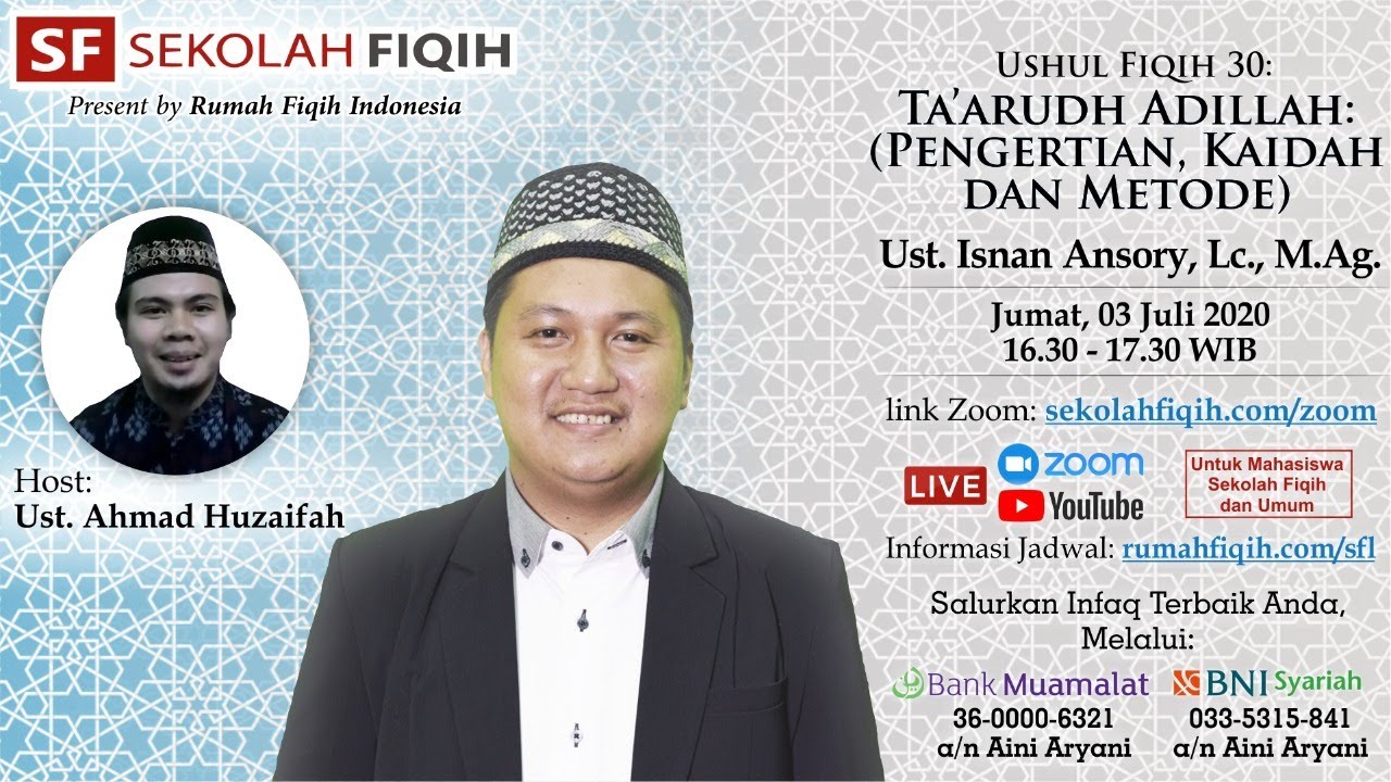 Ushul Fiqih 30: Ta`arudh Adillah: Pengertian, Kaidah dan Metode ...
