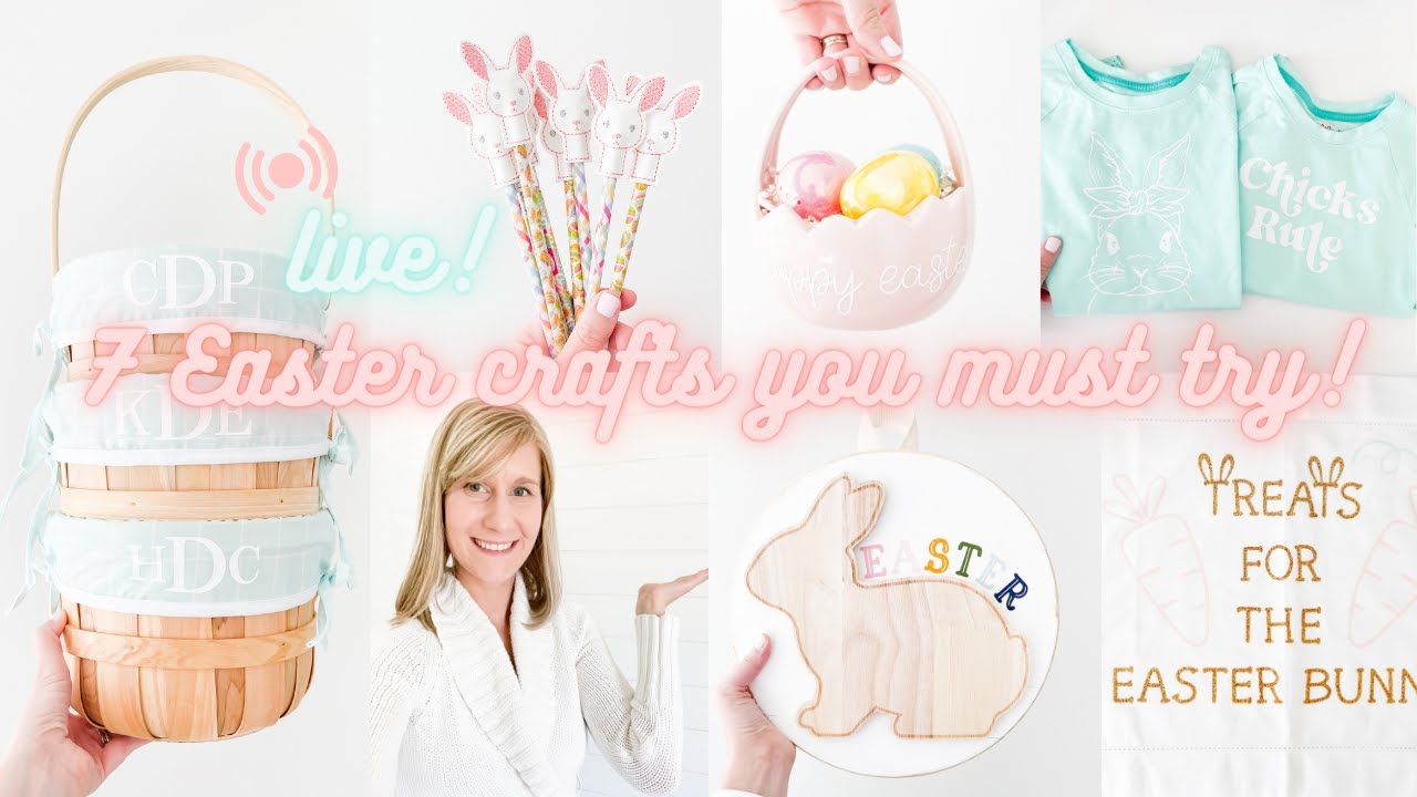 🔴 7 CUTE CRAFTS FOR EASTER | 2022 CRICUT EASTER CRAFT IDEAS 🔴 - YouTube