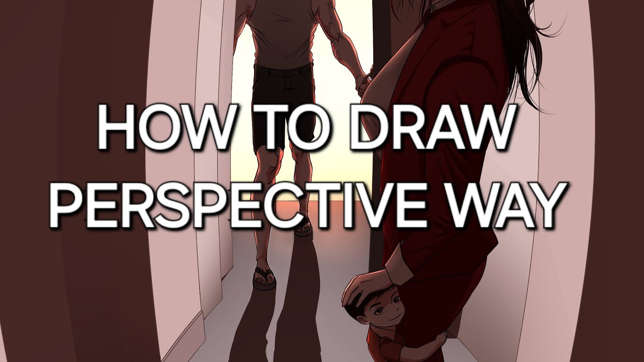How to draw perspective without guidelines - YouTube