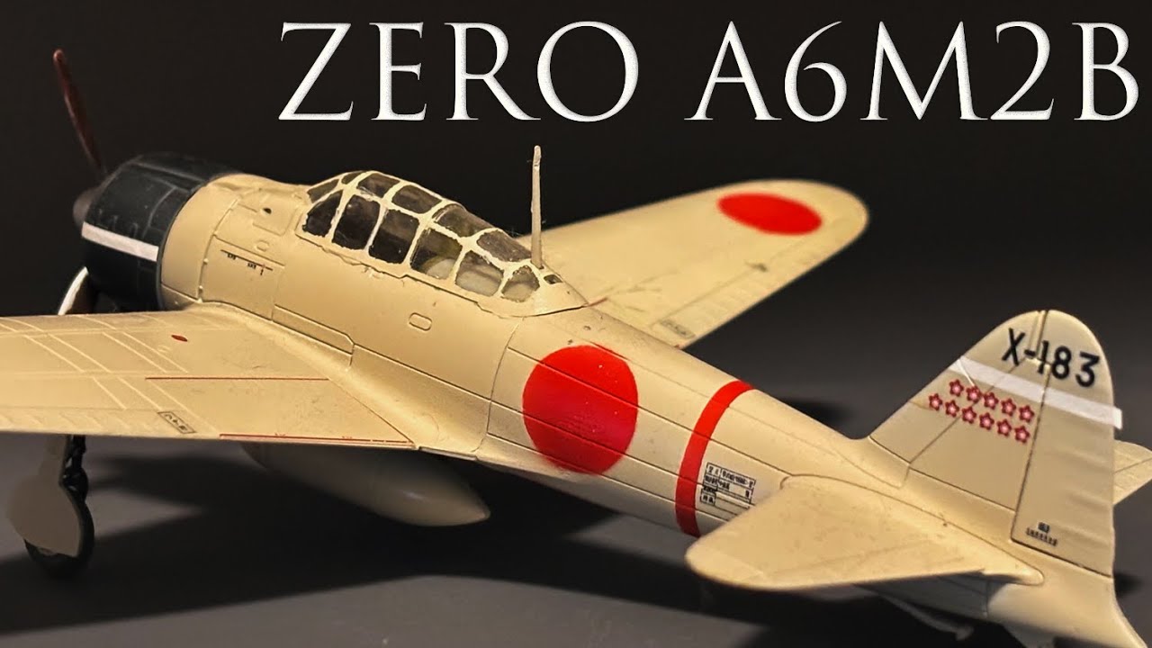 Airfix Zero - A6m2b - Type 21 - 1/72 Plastic Scale Model - YouTube