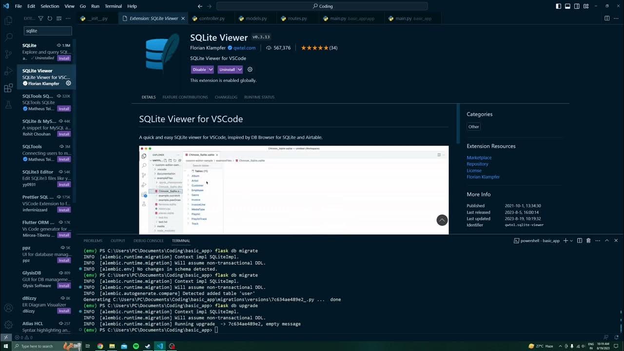 Flask application architecture MVC setup and CRUD operation using SQL alchemy #crud #flask - YouTube
