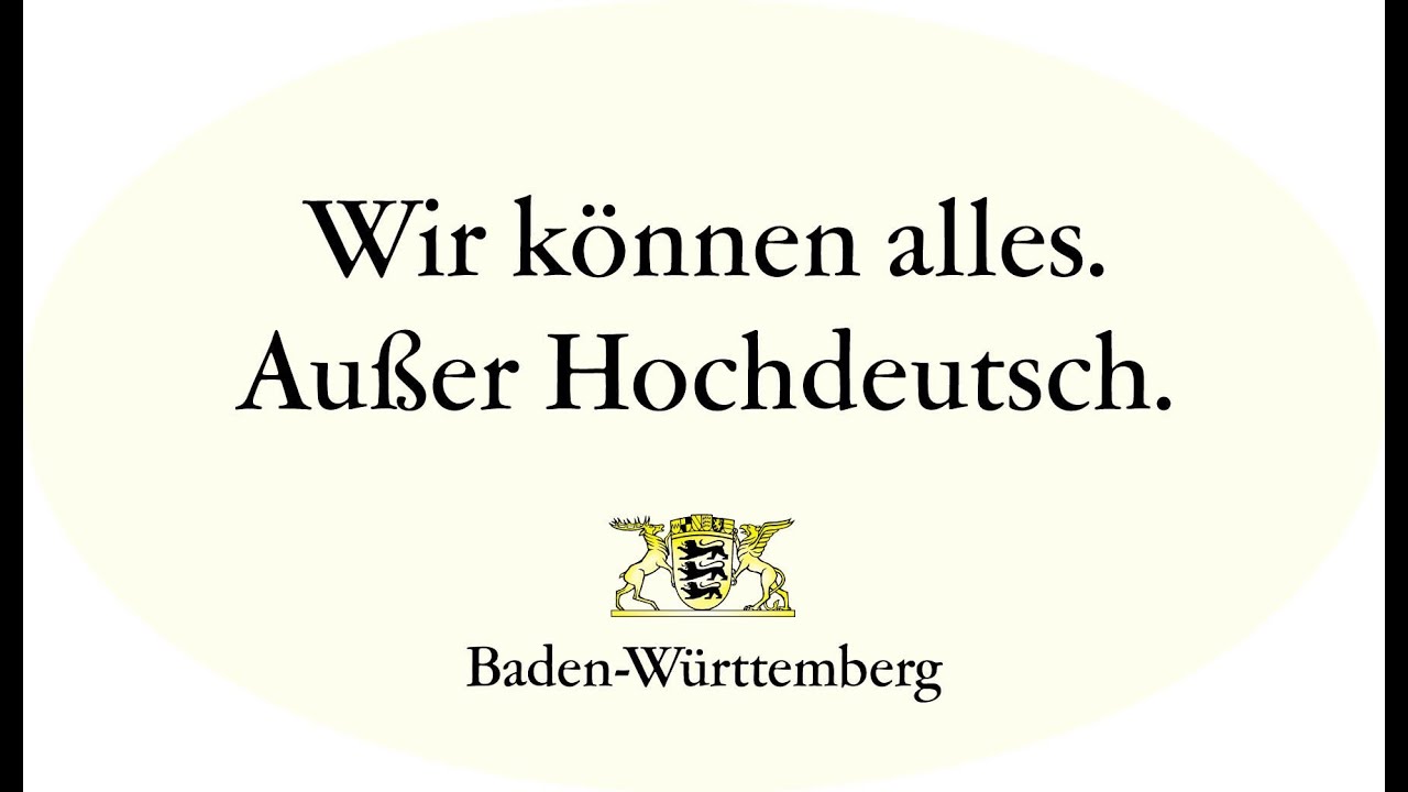 Schwabenland schaffa schaffa häusle baua - YouTube