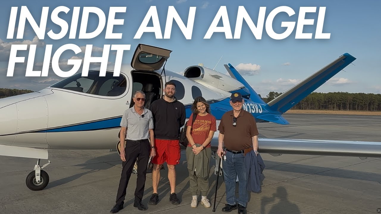Inside an Angel Flight Mission - Cirrus Vision Jet - YouTube