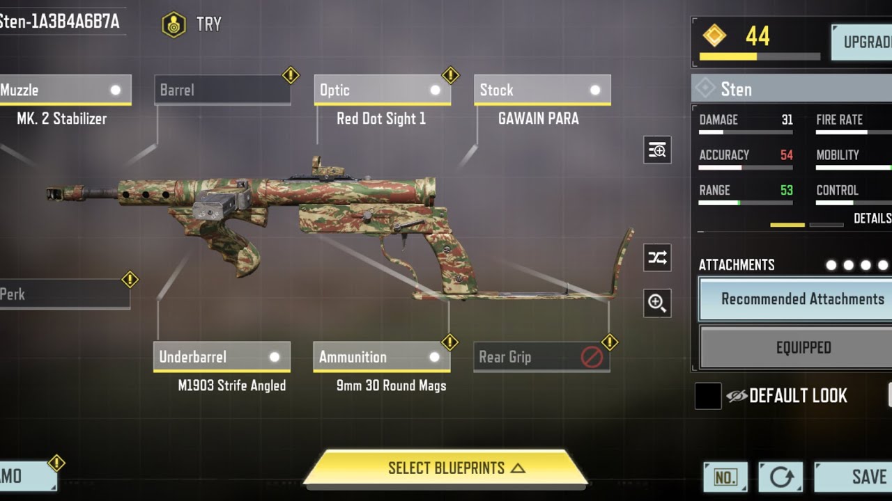 Trying out the new Sten in CODM - YouTube