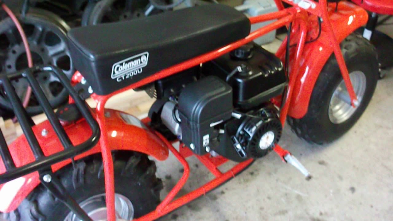 Coleman CT200u motor upgrade to a 212cc Hemi - YouTube