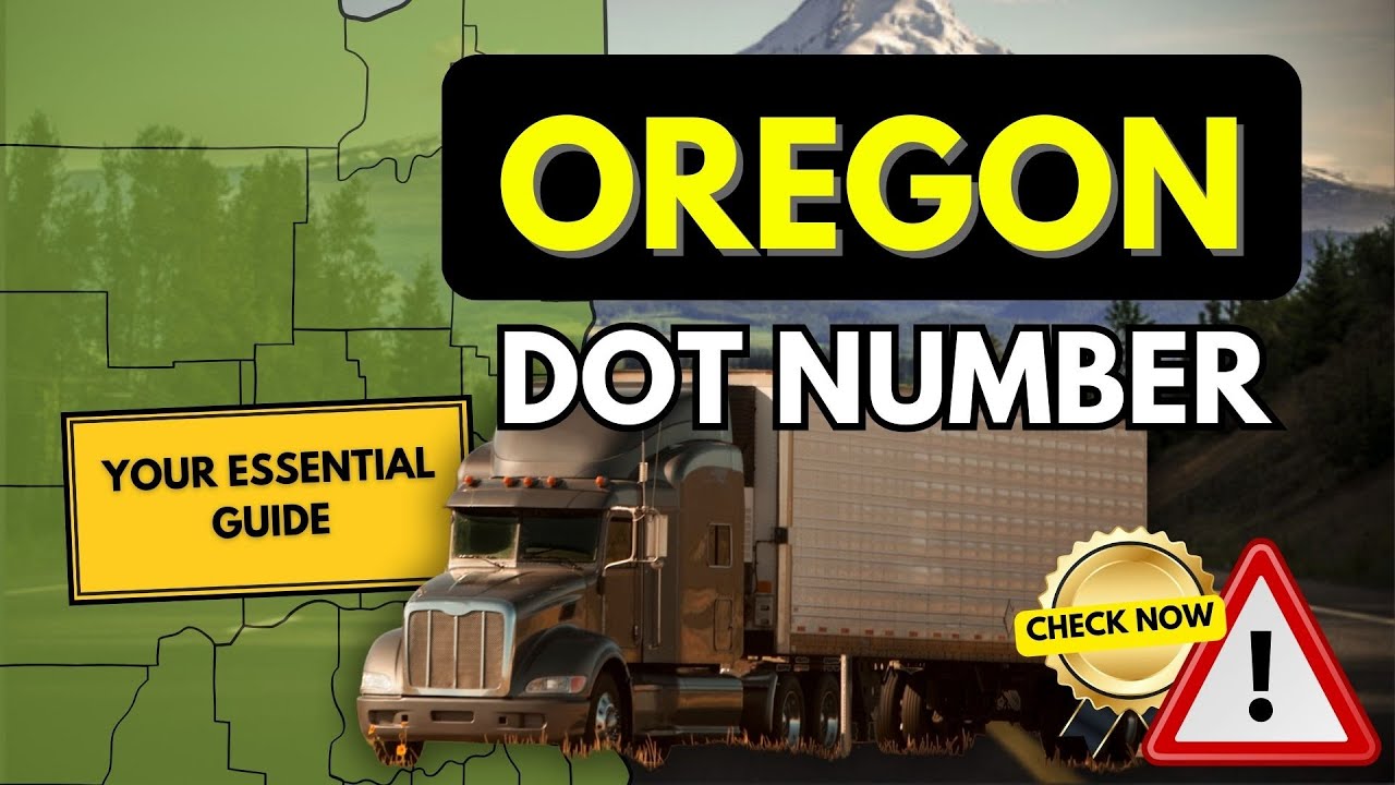 How to Get Your Oregon DOT Number: A Step-by-Step Guide - YouTube