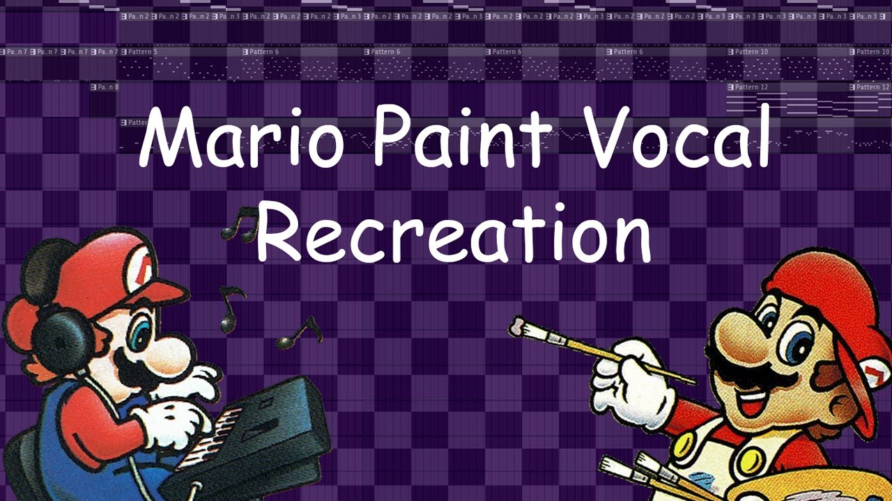 Mario Paint Vocal Recreation | Golden Apple FNF - YouTube
