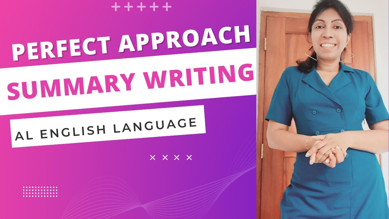 Perfect Way To Approach Summary Writing - YouTube