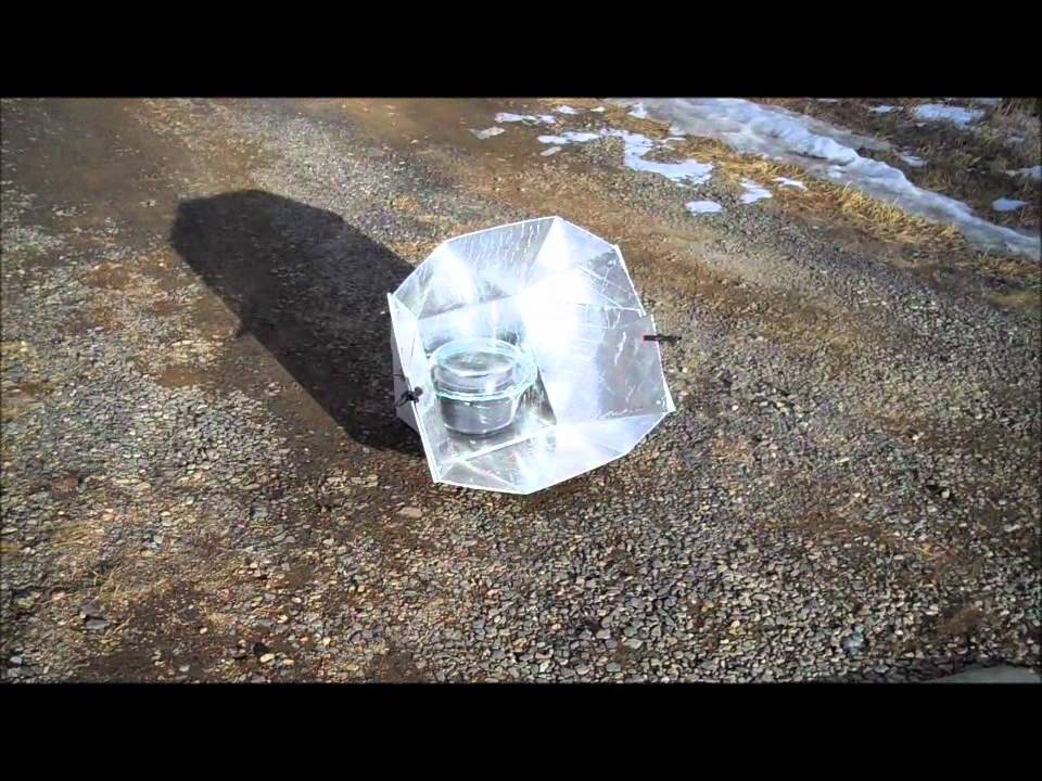 Home Made Solar Cooker - YouTube
