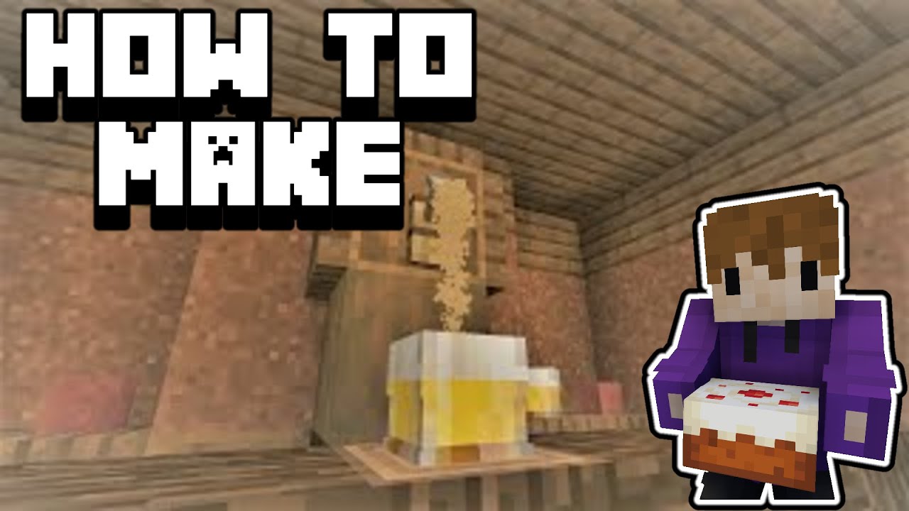 How to make a working beer keg in Minecraft - YouTube