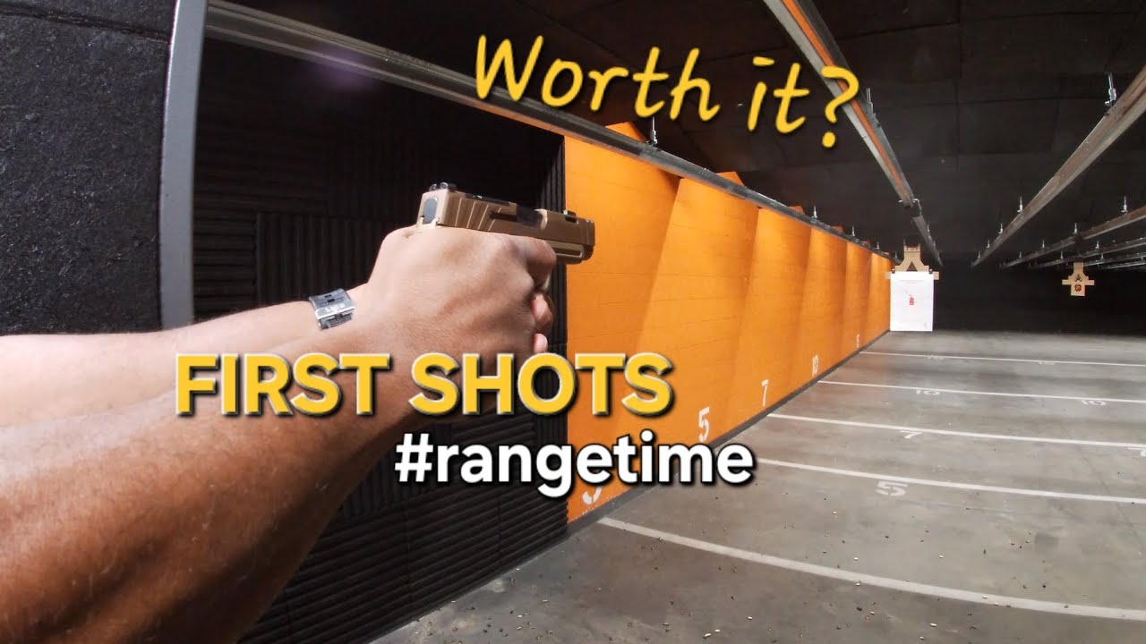 FIRST SHOTS with Coyote Tan Spectre Comp Sig P365XL / Accurate and ...