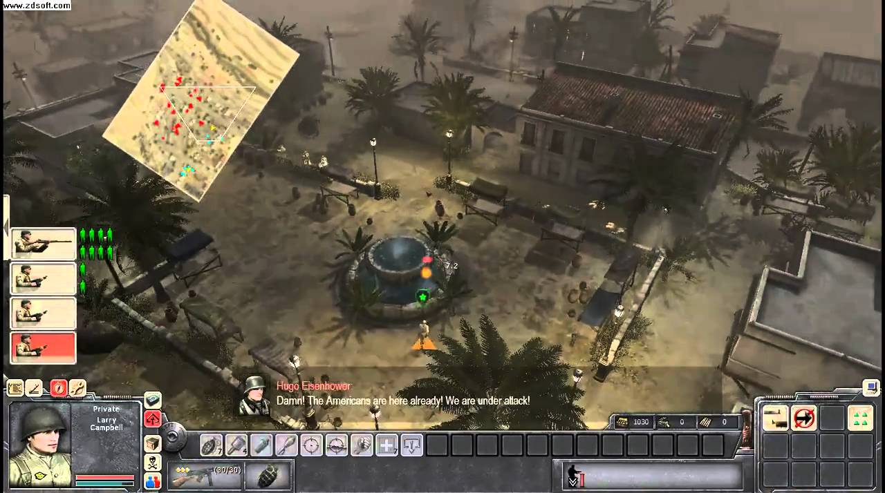 Men of War Walkthrough American Mission 3 Part 1 - YouTube