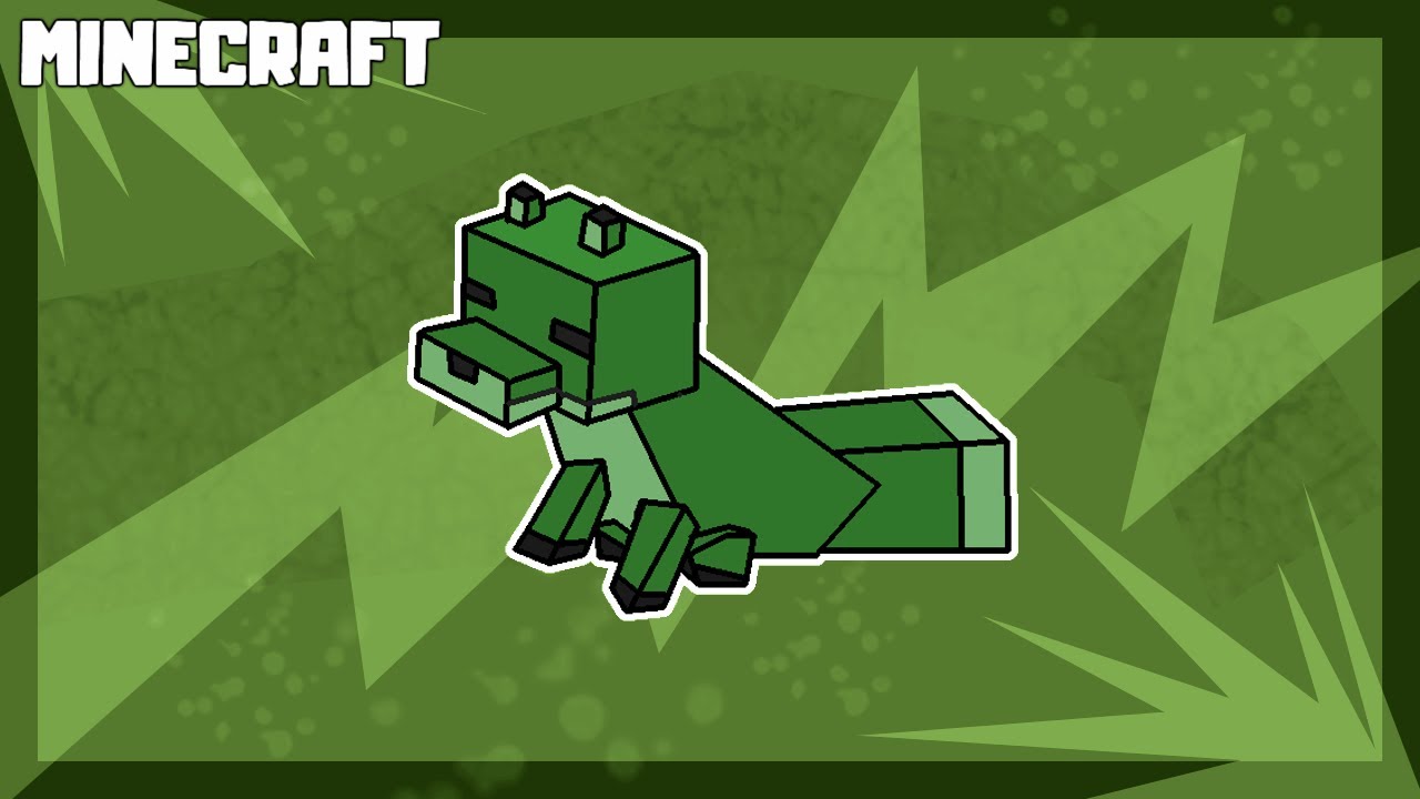 MINECRAFT | How to Draw FOX ZOMBIE! Digital - YouTube