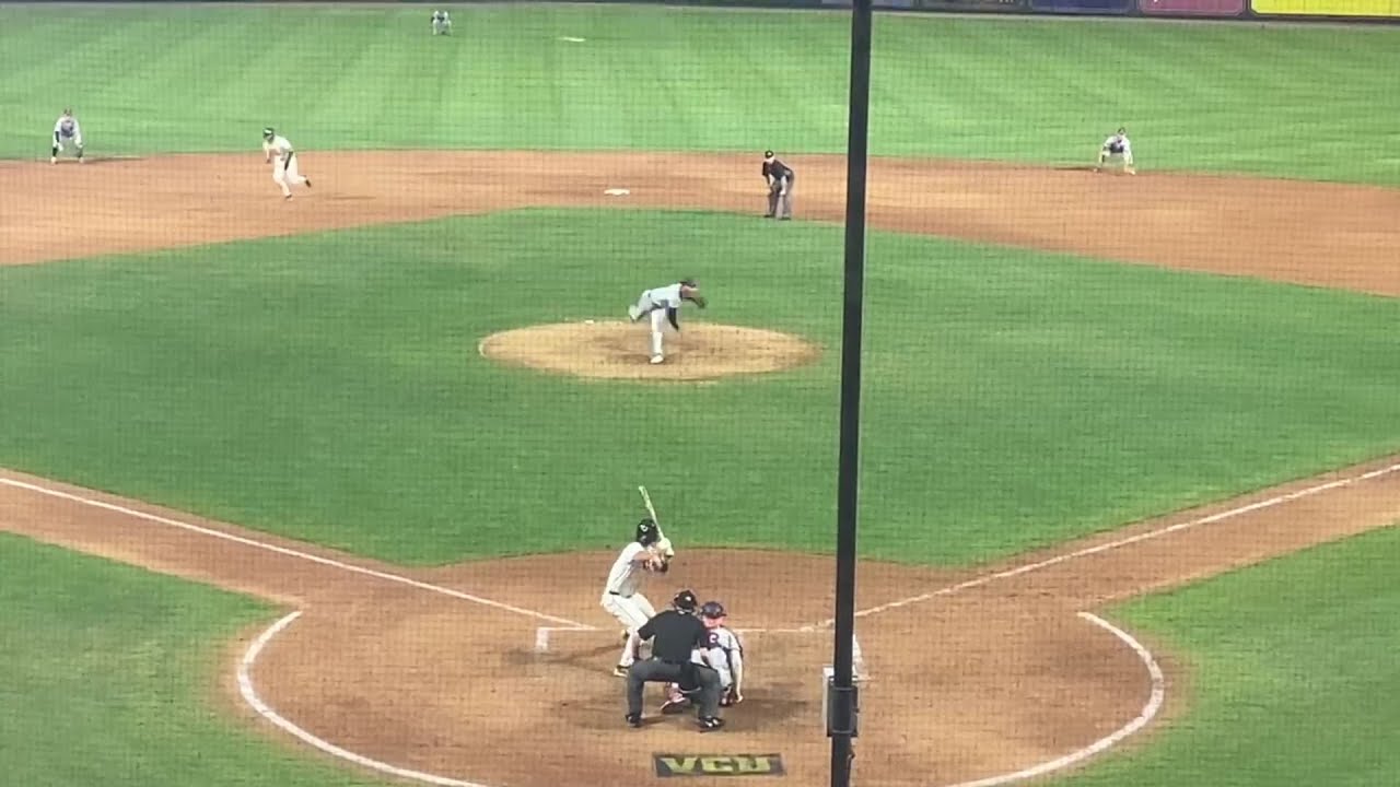VCU baseball freshman 1B Chris McHugh grand slam off UVa P, Benedictine ...