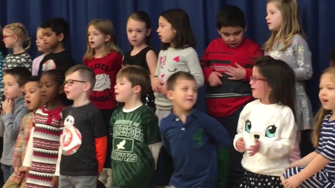 2017 Kindergarten Winter Concert. - YouTube