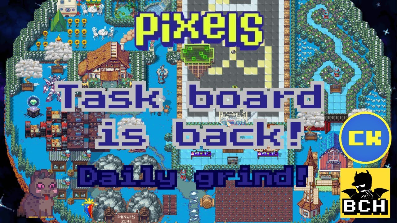 🛑[LIVE] PIXELS | Back to the grind because task board is back! - YouTube