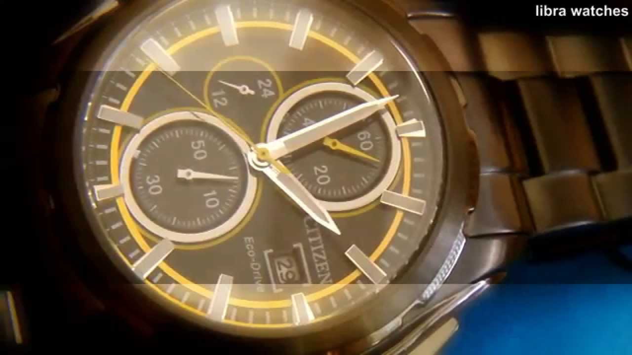 CITIZEN ECO-DRIVE CHRONOGRAPH WR 100 - YouTube
