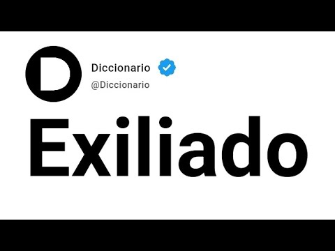 Exiliado Significado En Español - YouTube