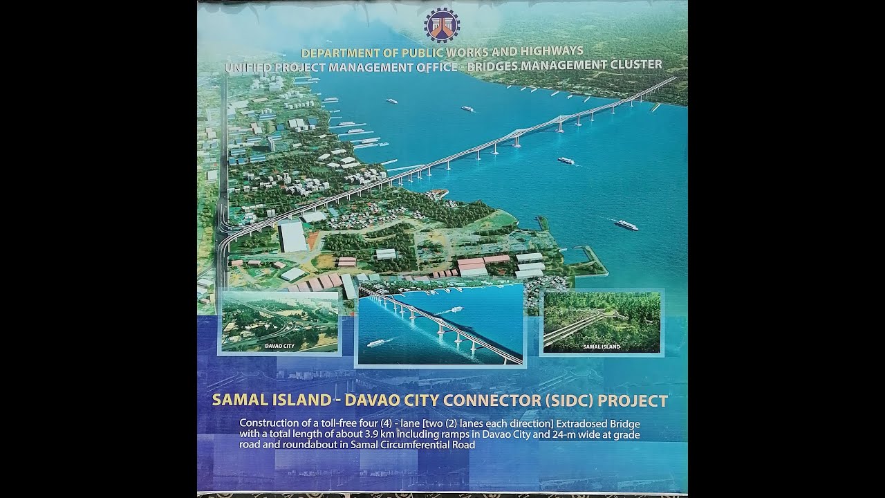 Samal Island - Davao Connector / Bridge Project 2023 - YouTube