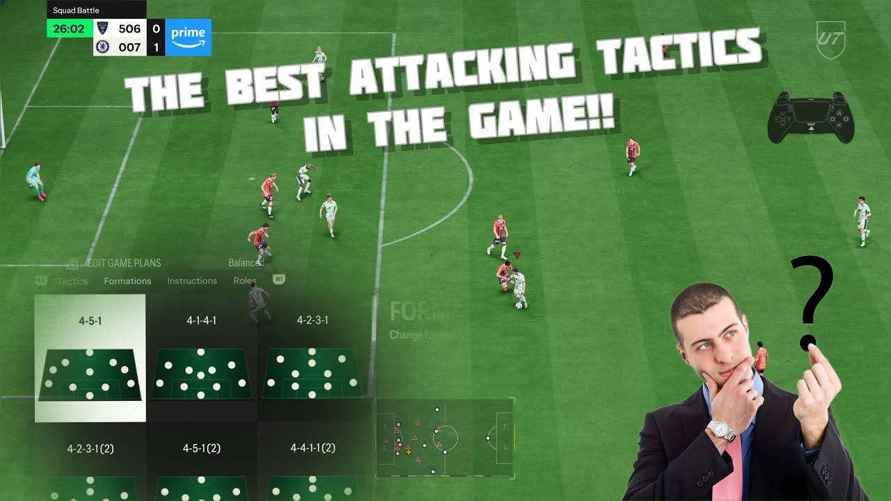 FC24 Best Attacking Tactics that all Players are afraid of - YouTube