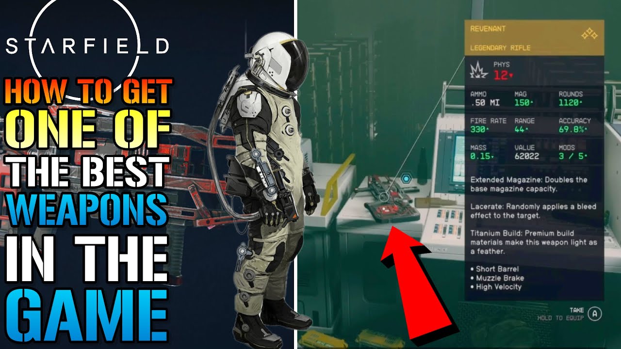 Starfield: Revenant Legendary Rifle Is INSANE! How To Get One Of The ...