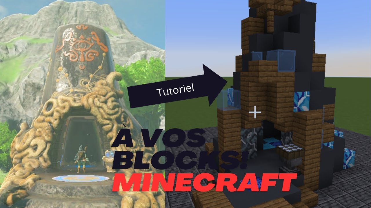 Tuto Sanctuaire Zelda BOTW Minecraft - YouTube