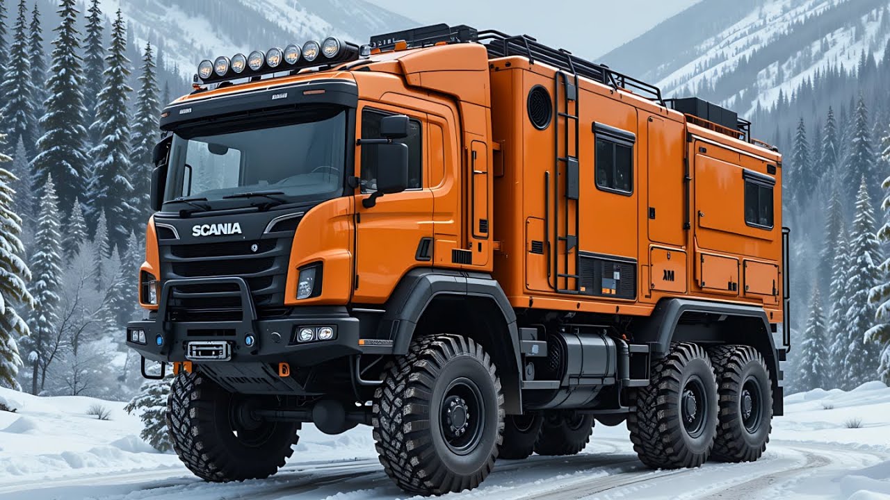 🚛 Scania XT 6x6 Camper – The Overland Motorhome That Can Go Anywhere! 🌍 ...