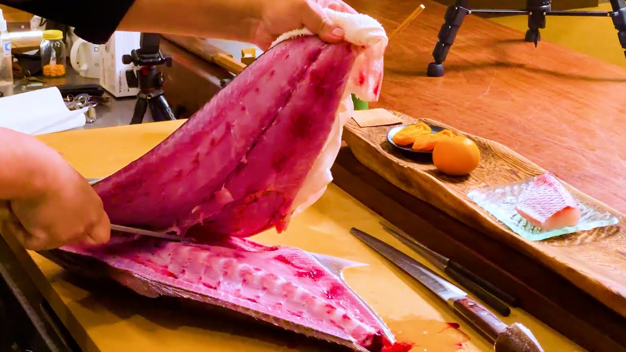Red Sea Bream and Amberjack Cutting Skills｜ Spring Festival dish｜Taiwan ...