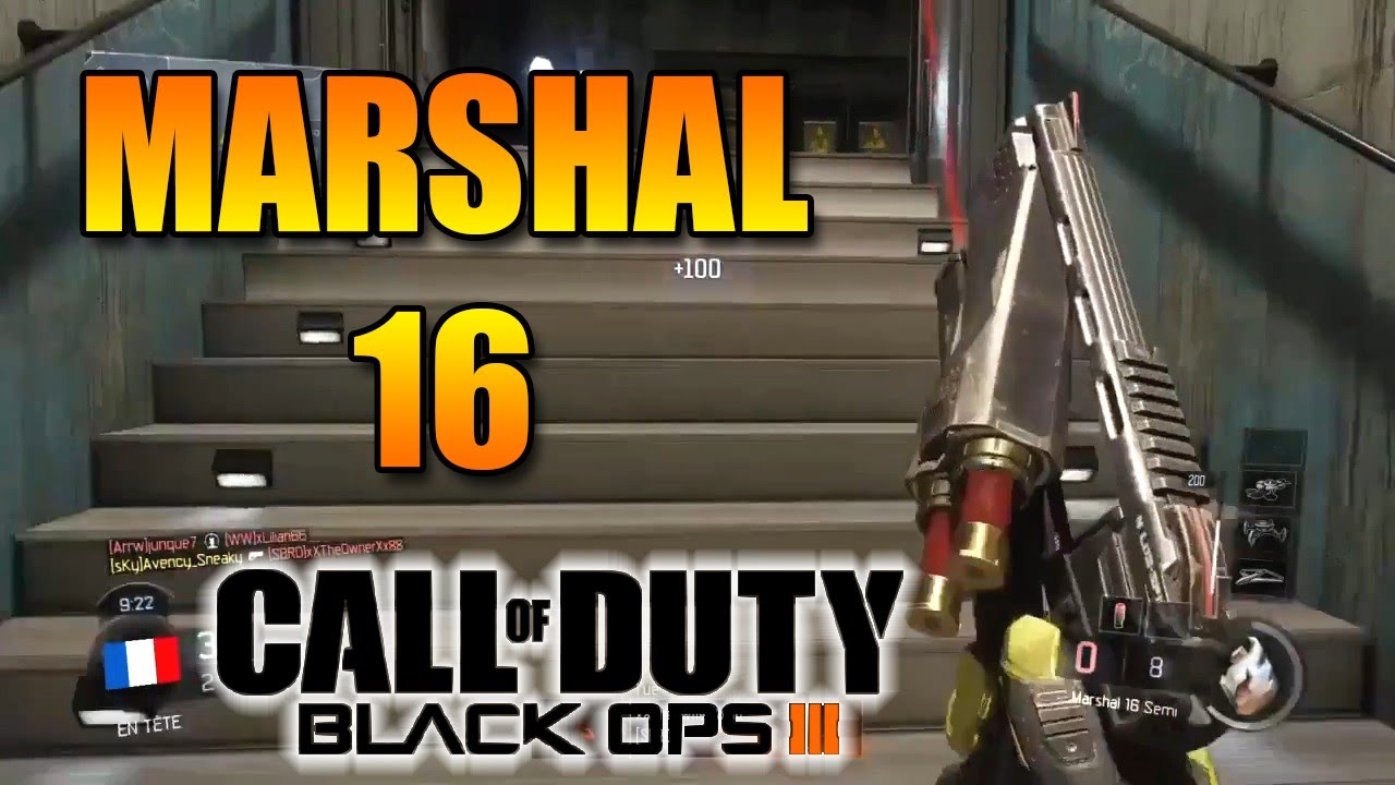 COD BO3: Nouvelle Arme "MARSHAL 16" Gameplay sur Exodus FR! - YouTube