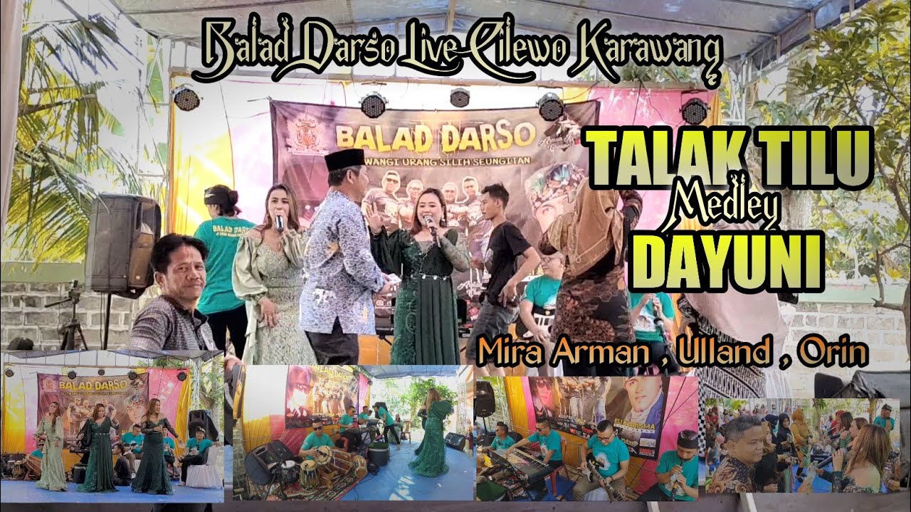 Talak Tilu " medley " Dayuni - Mira Arman , Ulland , Orin | Live ...