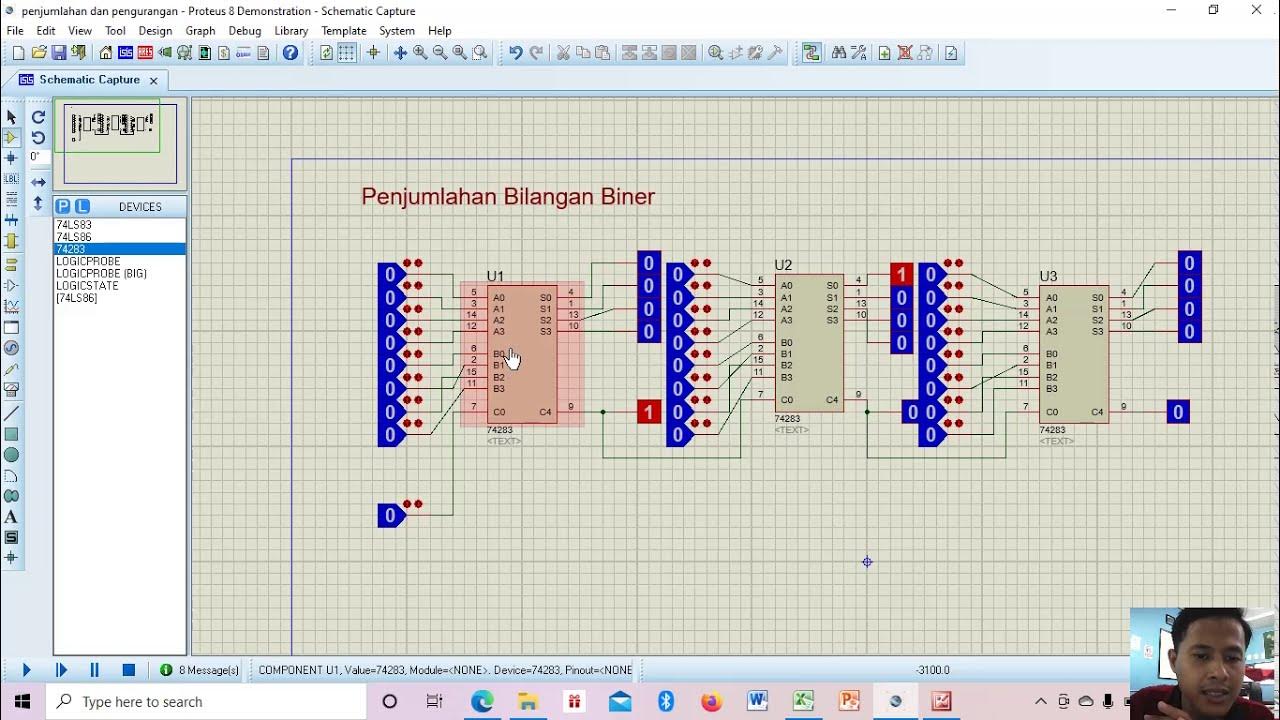 Simulasi Penjumlahan Bilangan Biner (Adder) Dengan Menggunakan Aplikasi ...