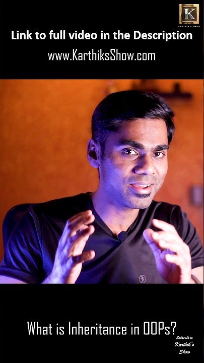 Inheritance in OOPs explained in a minute | Programming Basics | Tamil | Karthik's Show Shorts ...