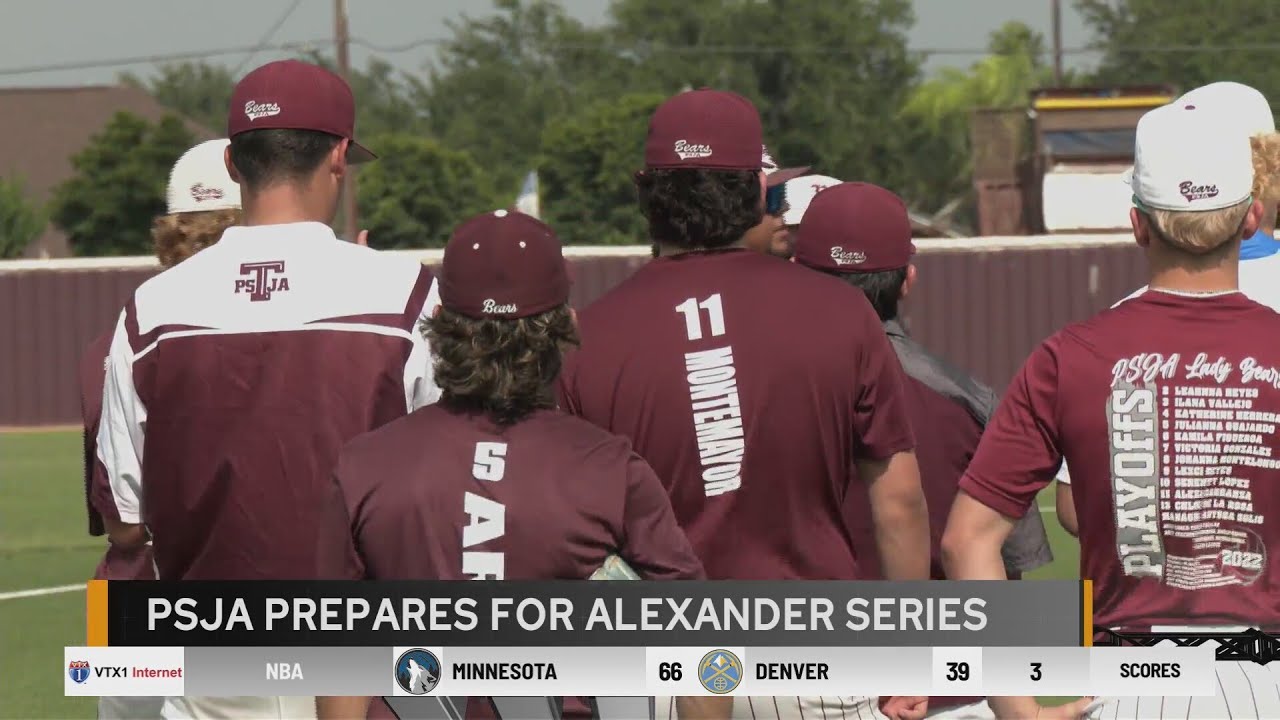PSJA baseball gears up for Alexander series - YouTube
