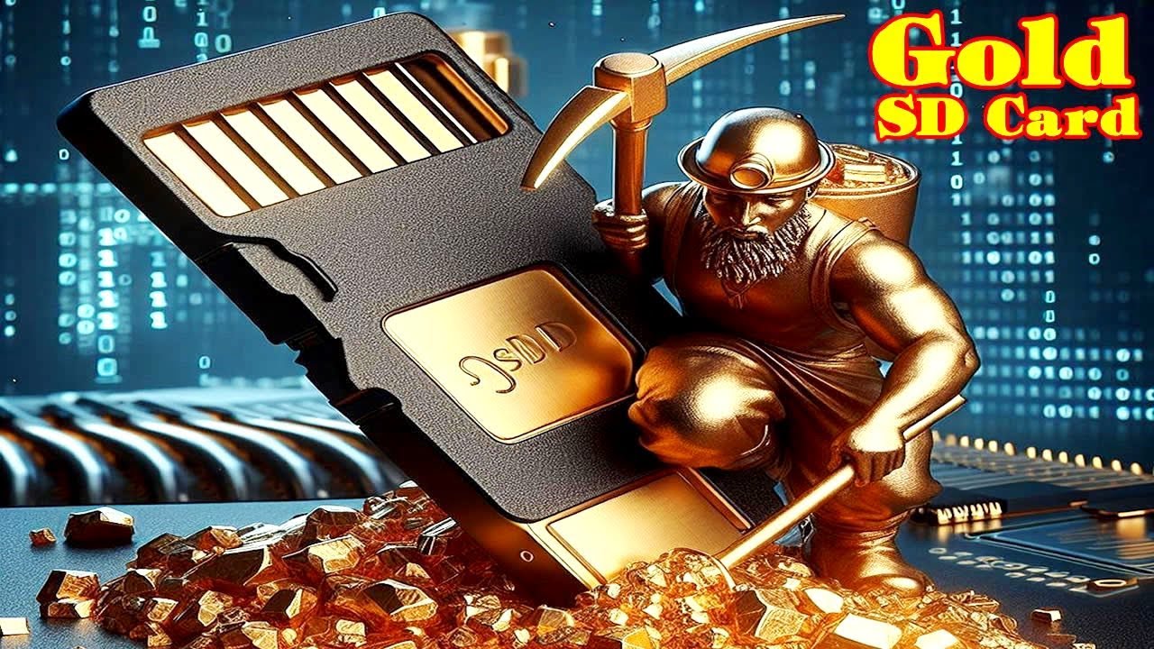 You have gold on your SD Card Memory? extracting gold from all the ...