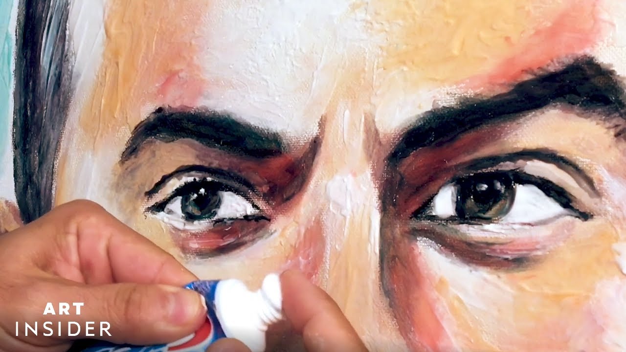 8 Artists Who Use Everyday Items To Create Portraits - YouTube