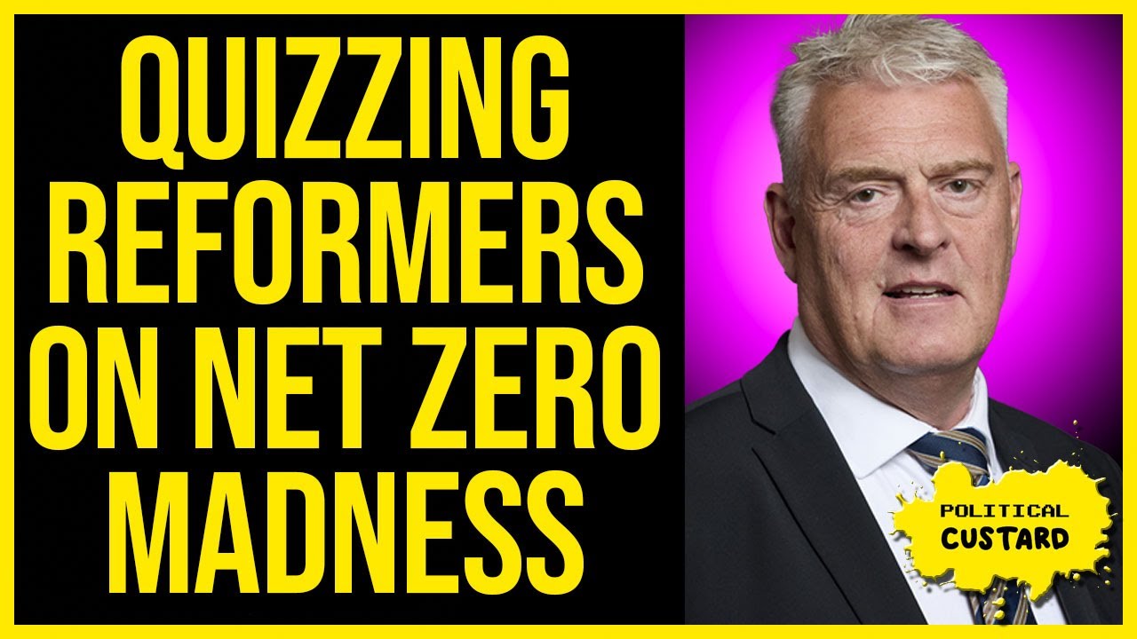 How Mad? A Question About Net Zero For Reform Voters... - YouTube