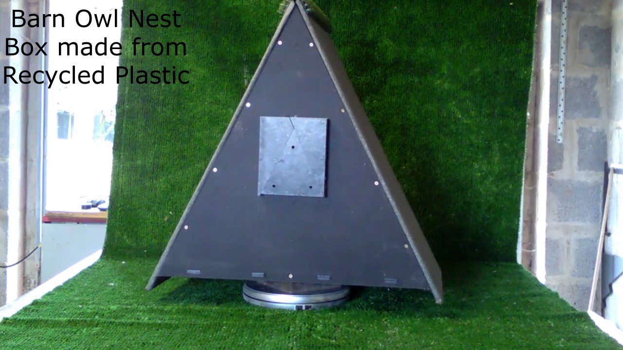 Barn owl Nest Box made from recycled plastic - YouTube