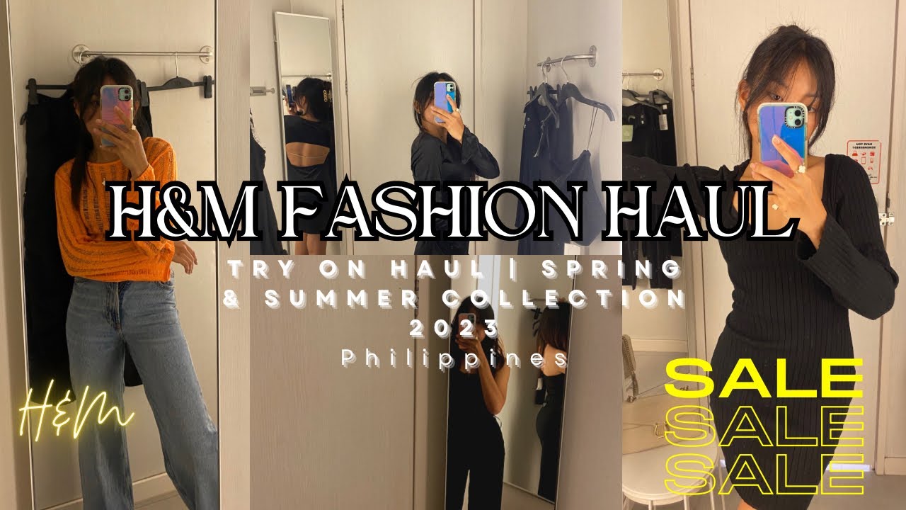 NEW H&M TRY ON HAUL | FASHION HAUL| SPRING SUMMER COLLECTION | Cejay Domo - YouTube