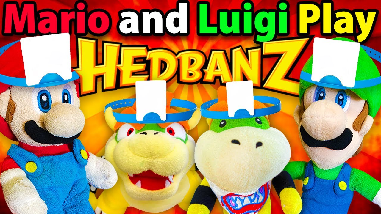 Crazy Mario Bros: Mario and Luigi Play Hedbanz! - YouTube