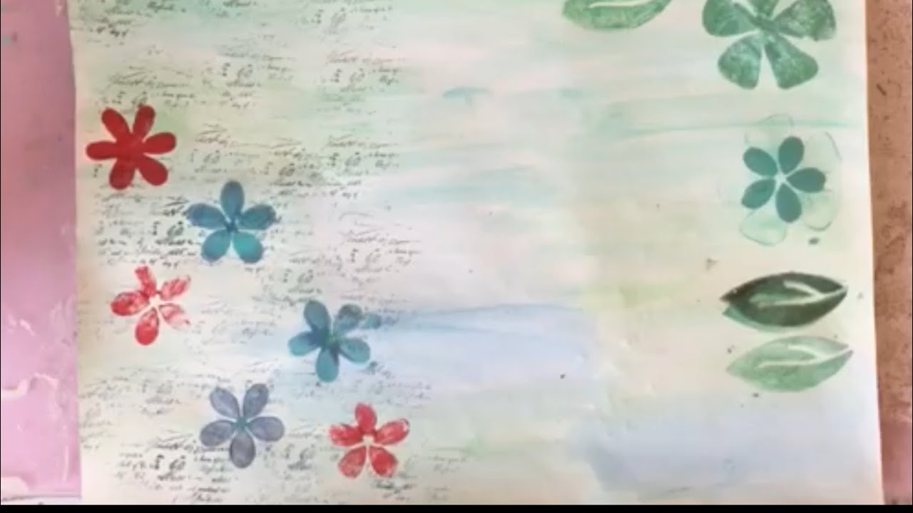 Paint Stamping with & without Success - Prep for Collage Pages Part 6 ...