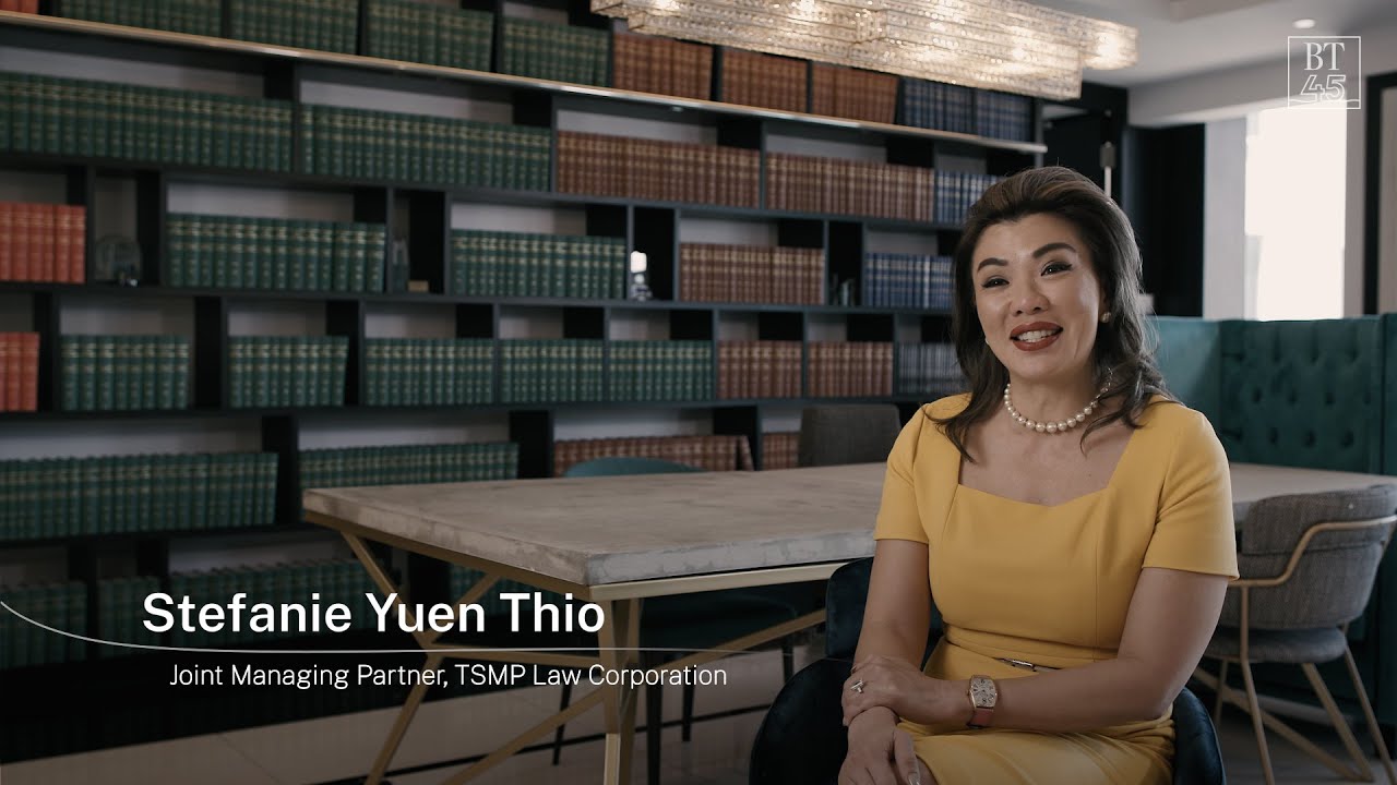 BT45: Stefanie Yuen Thio, TSMP Law Corporation - YouTube