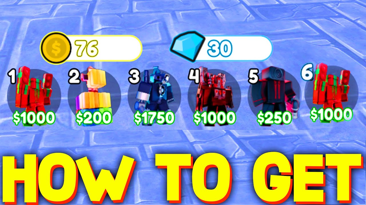 HOW TO GET +1 UNIT SLOTS in TOILET TOWER DEFENSE! ROBLOX - YouTube