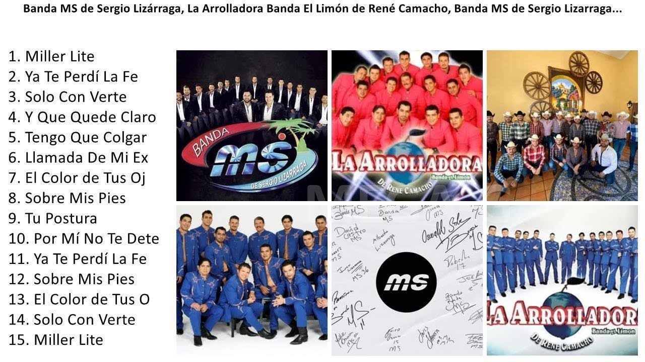 Banda MS vs La Arrolladora Banda El Limón - Todos Sus Éxitos