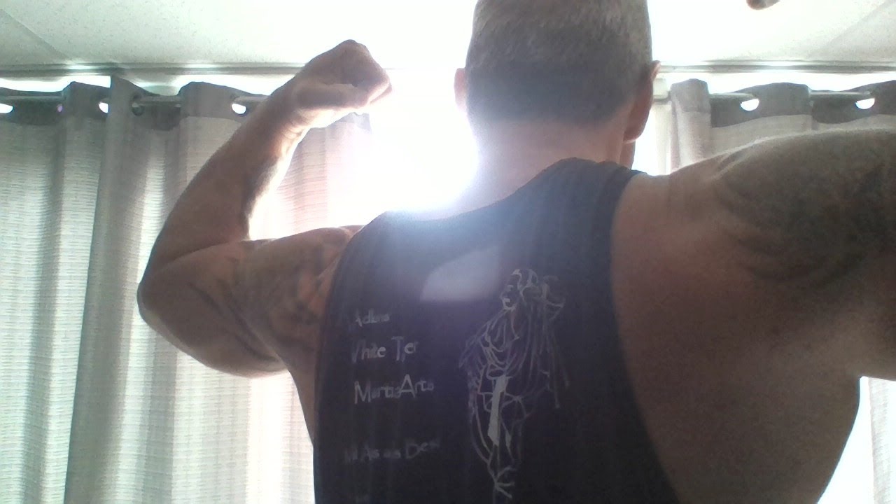 Jim Ninja Adkins Body Transformation over 50 Day 42 ? Shoulders and ...