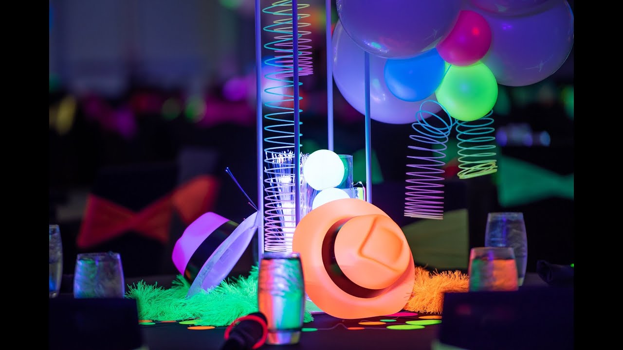 Time lapse of a Glow Party Setup - YouTube