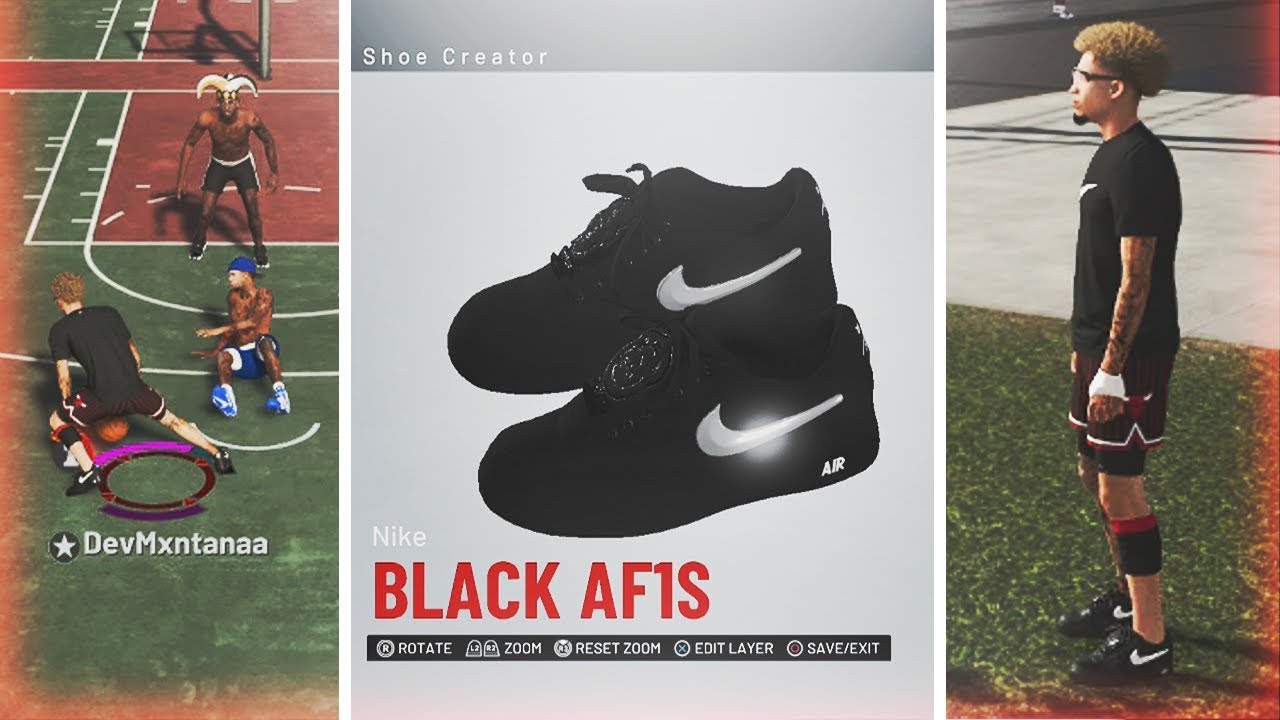 These Black AF1s Turned My 6'6 PlaySharp Into My 6'8 Point Forward!😱 ...