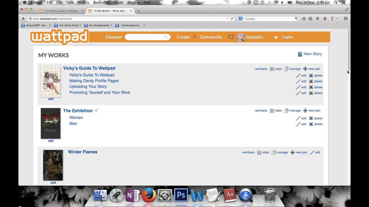 Uploading a New Chapter on Wattpad - YouTube