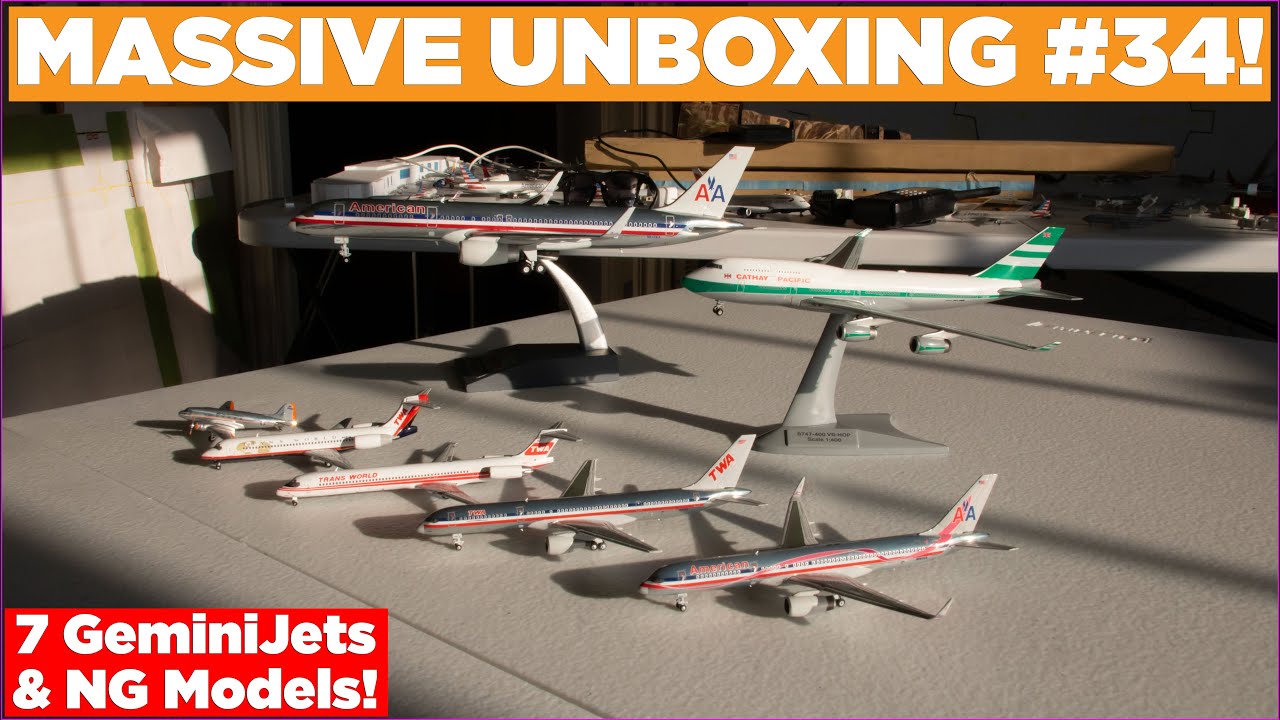 7 MODEL GEMINIJETS & NG MODELS UNBOXING! | Massive Unboxing #34 ...