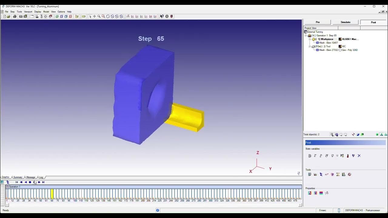 External Turning - Deform 3D Machining - YouTube